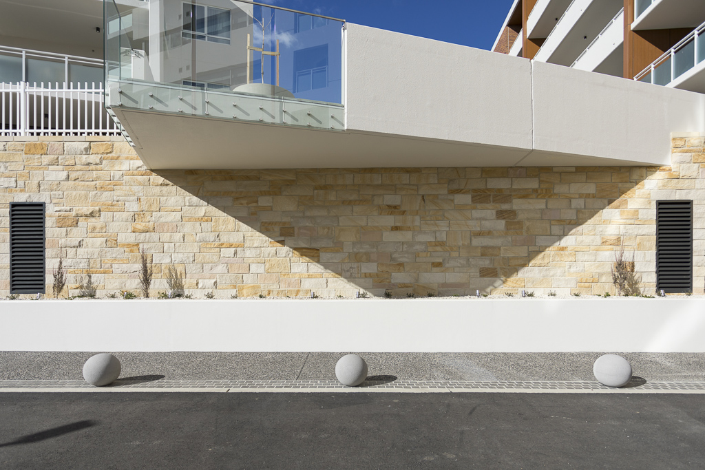 Australian Sandstone Cladding, Split Face Walling - Aussietecture