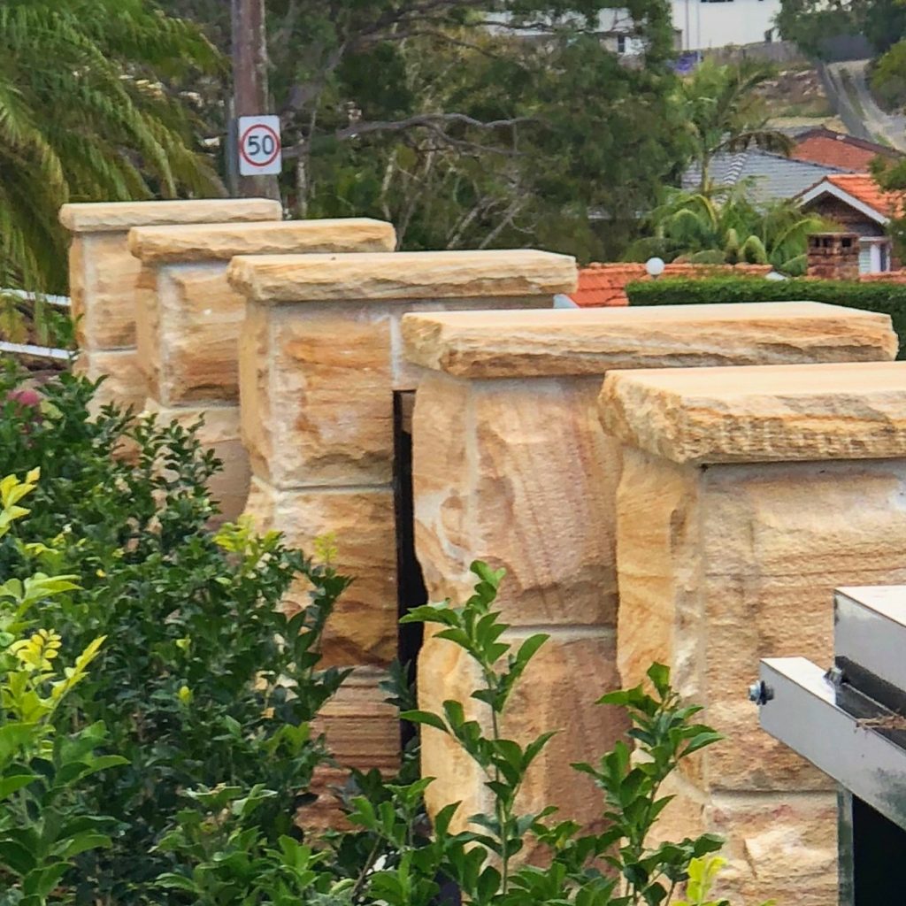 Sandstone capping - Australian sandstone - landscaping stones