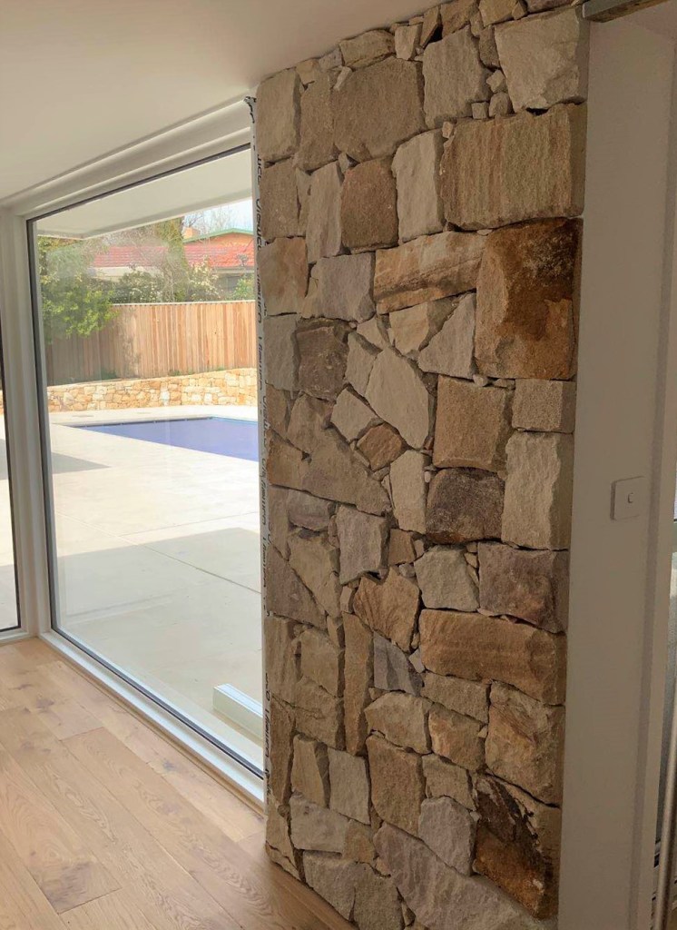 Natural stone exterior cladding - Stone facade walls - Aussietecture