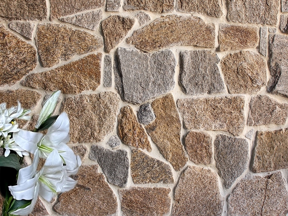 Granite walling stone - Mixed granite cladding - Aussietecture stone