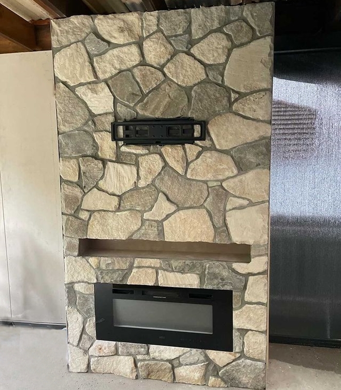 Dry stack cladding stone - Irregular Bligh - Australian sandstone