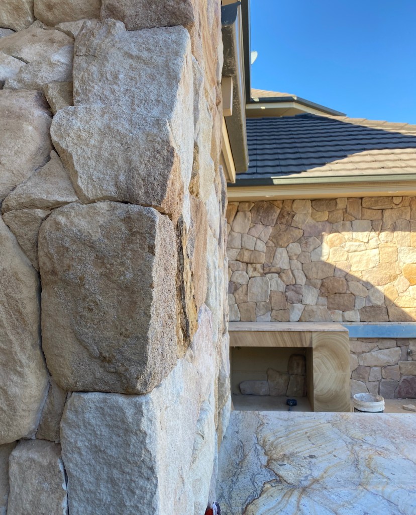 Natural stone exterior cladding - Stone facade walls - Aussietecture