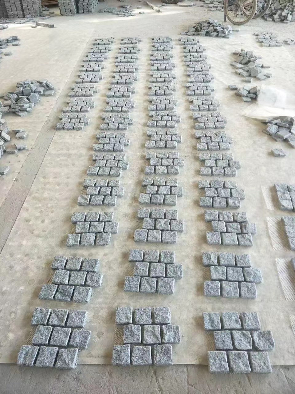 Tumbled granite cobblestone - Driveway, path paver - Aussietecture