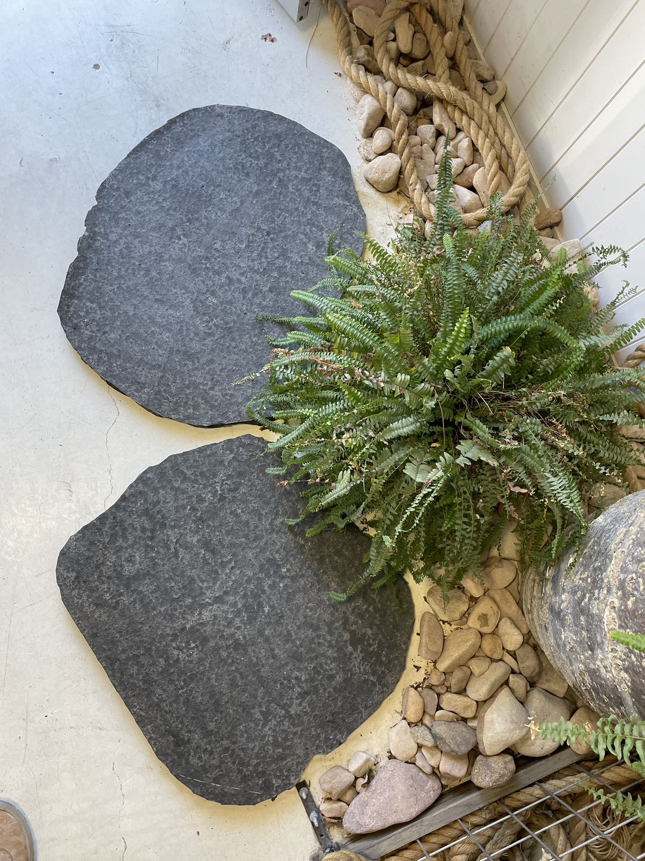 Granite stepping stone made from local stone - Aussietecture Stone