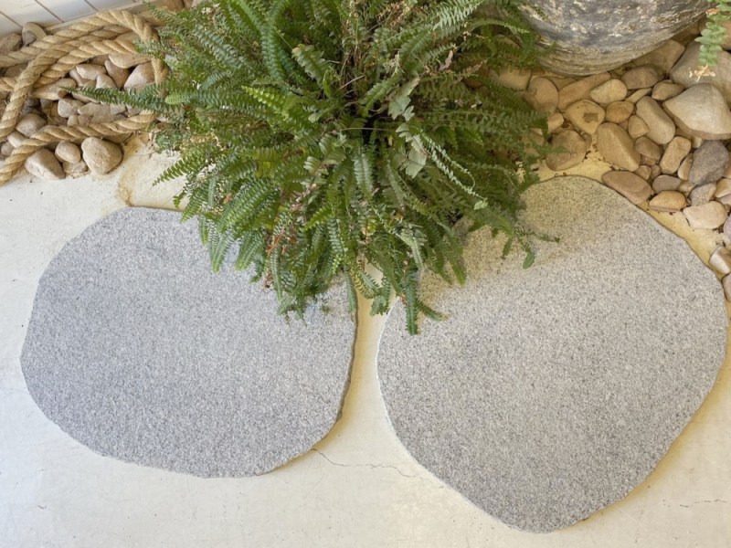 Granite stepping stone made from local stone - Aussietecture Stone