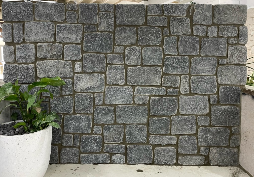 Bluestone cladding and flooring stone - Yulara split face bluestone