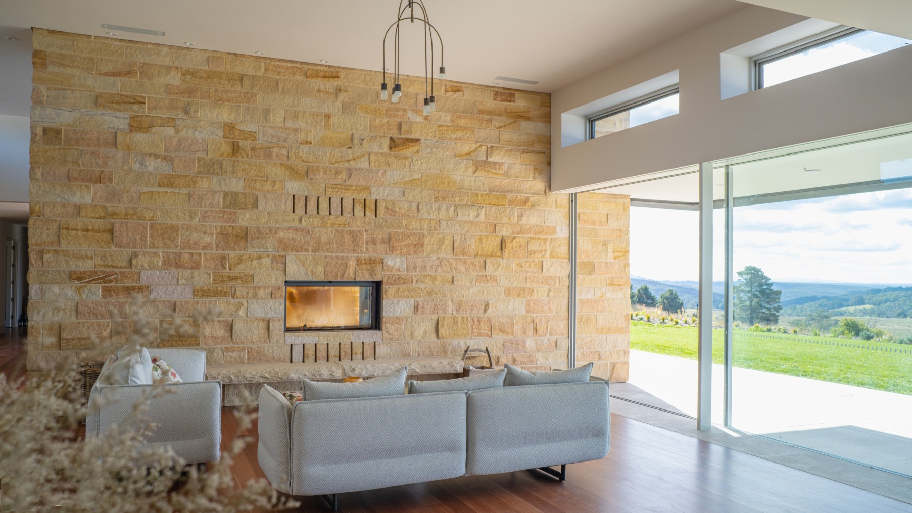 Interior and exterior wall stone cladding - Linear cladding range