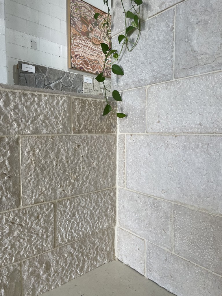 Limestone Walling - Sarina Lodge Walling - Aussietecture® Stone