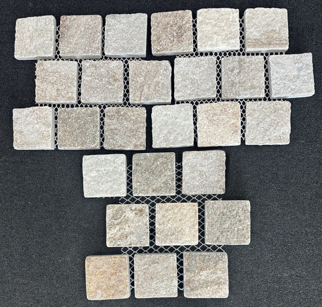 Quartz cobblestone - Pavers for driveways, pathways, courtyards