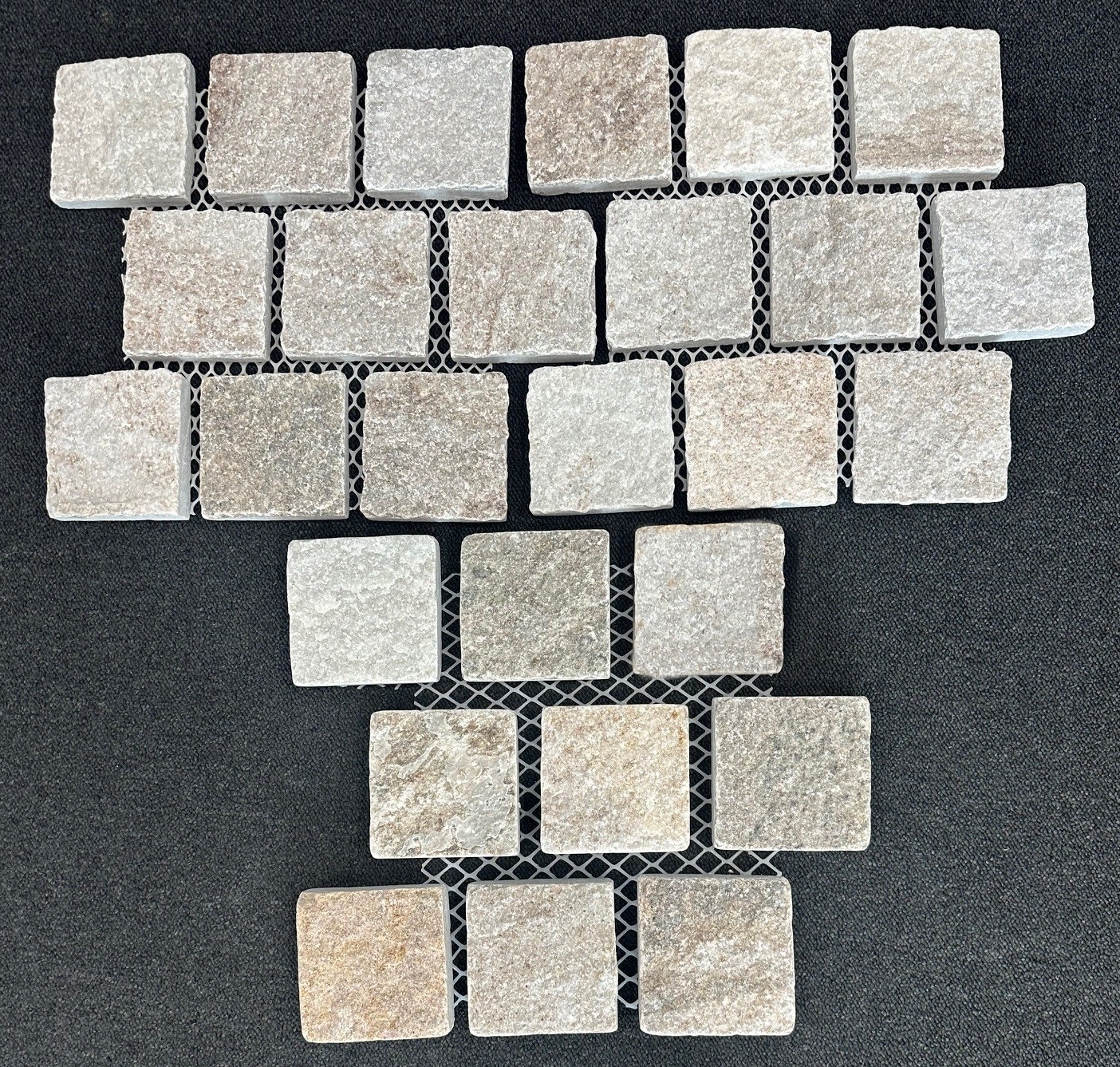 Quartz cobblestone - Pavers for driveways, pathways, courtyards